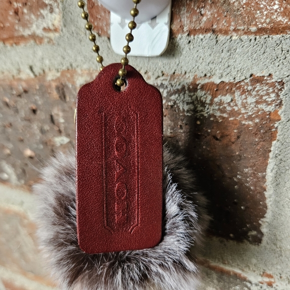 Coach | Other | Vintage Burgandy Red Coach Han Tag | Poshmark